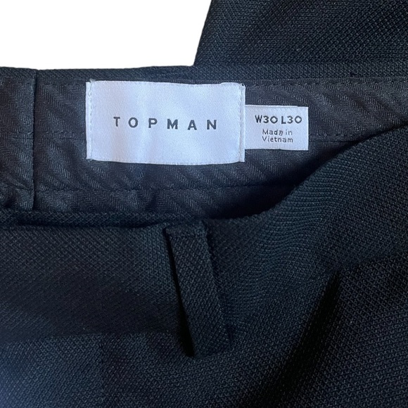 Topman | Pants | Topman Skinny Tuxedo Pants In Black | Poshmark